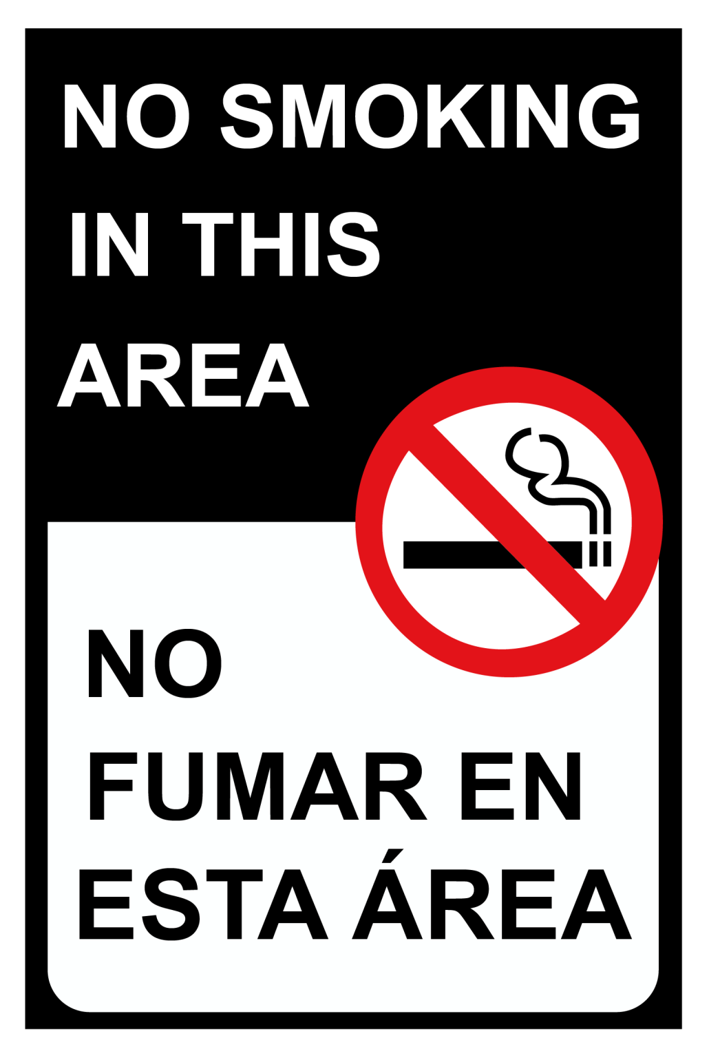 Señalética Comunidad o Casas: No fumar En Esta Area - Creativos Gared ...